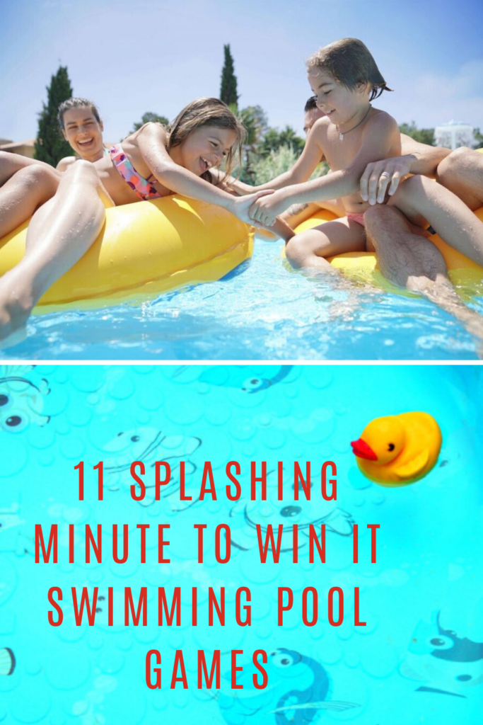 11 Splashing Minute to Win It Swimming Pool Games - Fun Party Pop