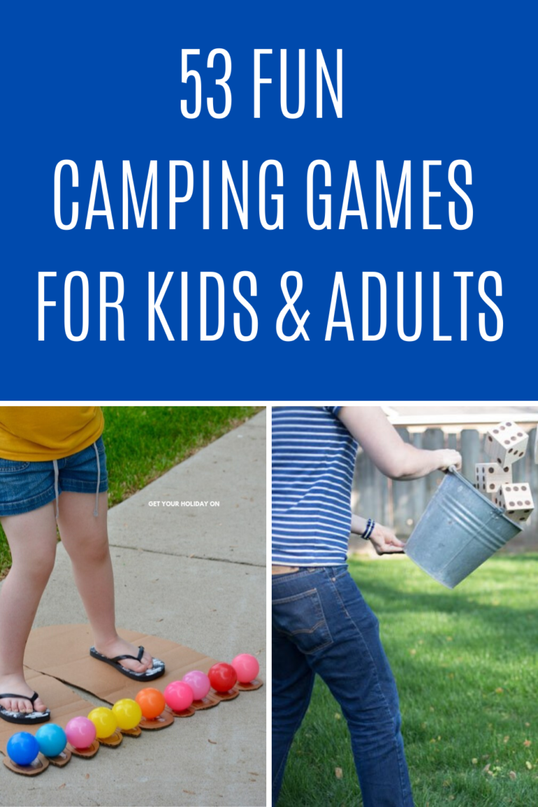 53 Fun Camping Games for Kids & Adults - Fun Party Pop