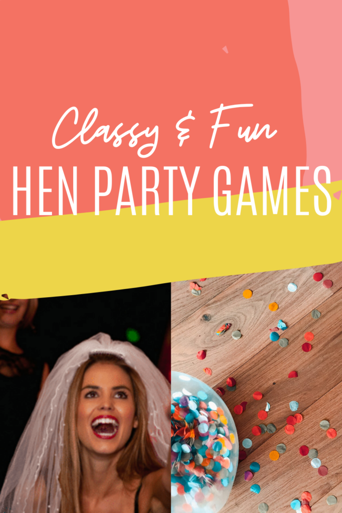 Classy Fun Hen Party Games Fun Party Pop