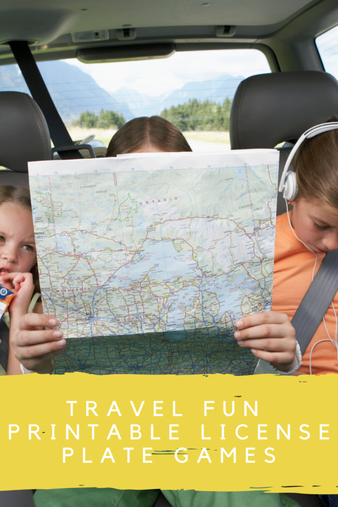 Travel Fun Printable License Plate Games - Fun Party Pop