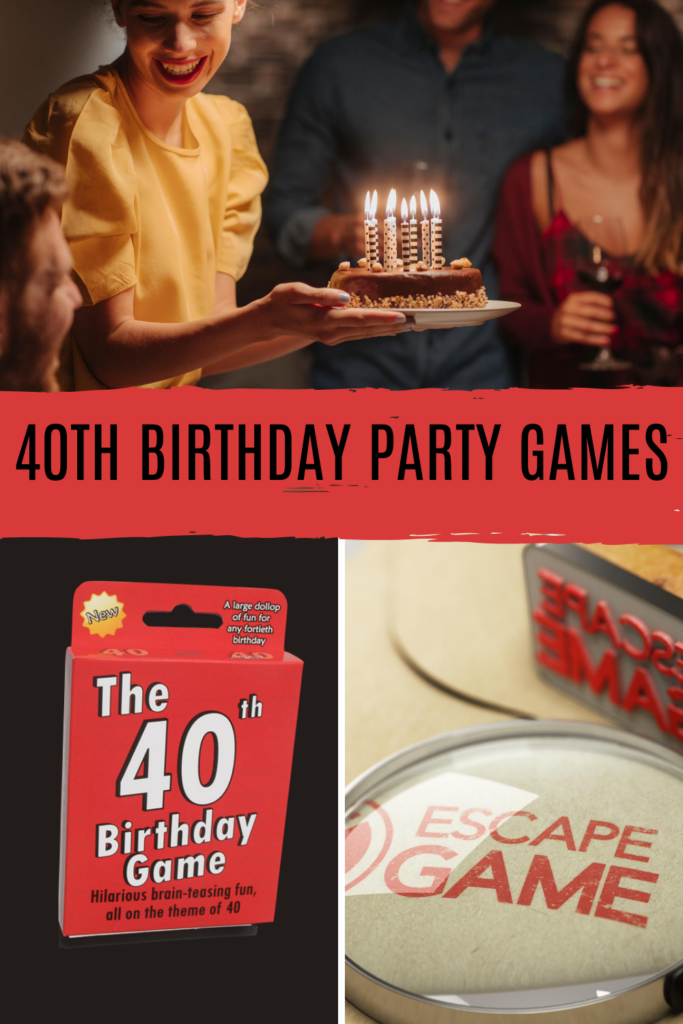 Best 40th Birthday Party Games - Fun Party Pop