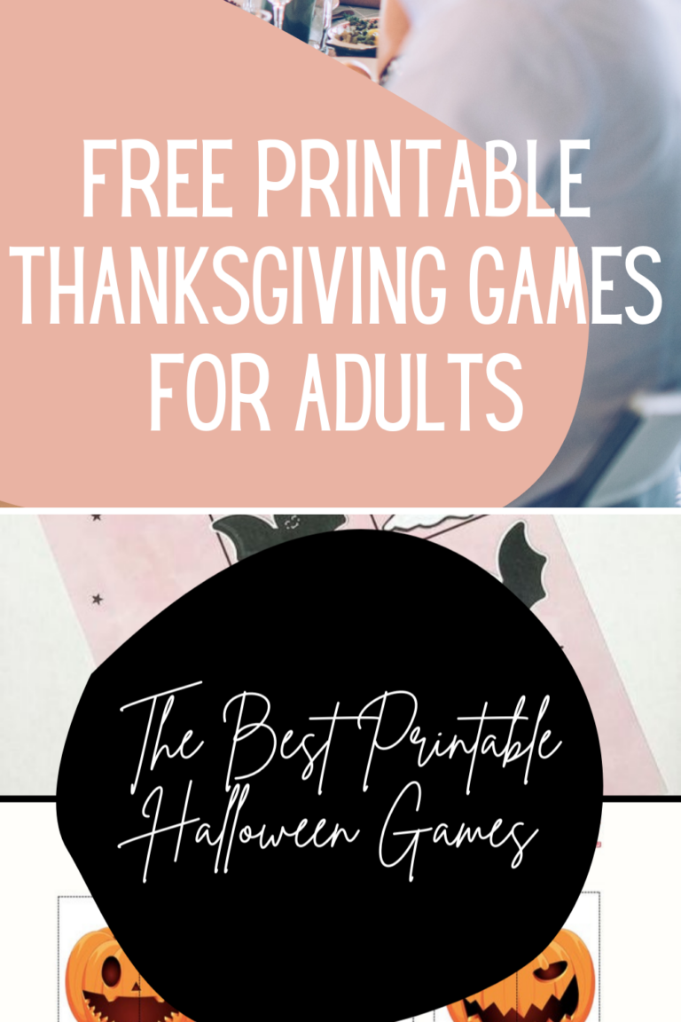 257+ Printable Games - Free Game List Of Ideas - Fun Party Pop