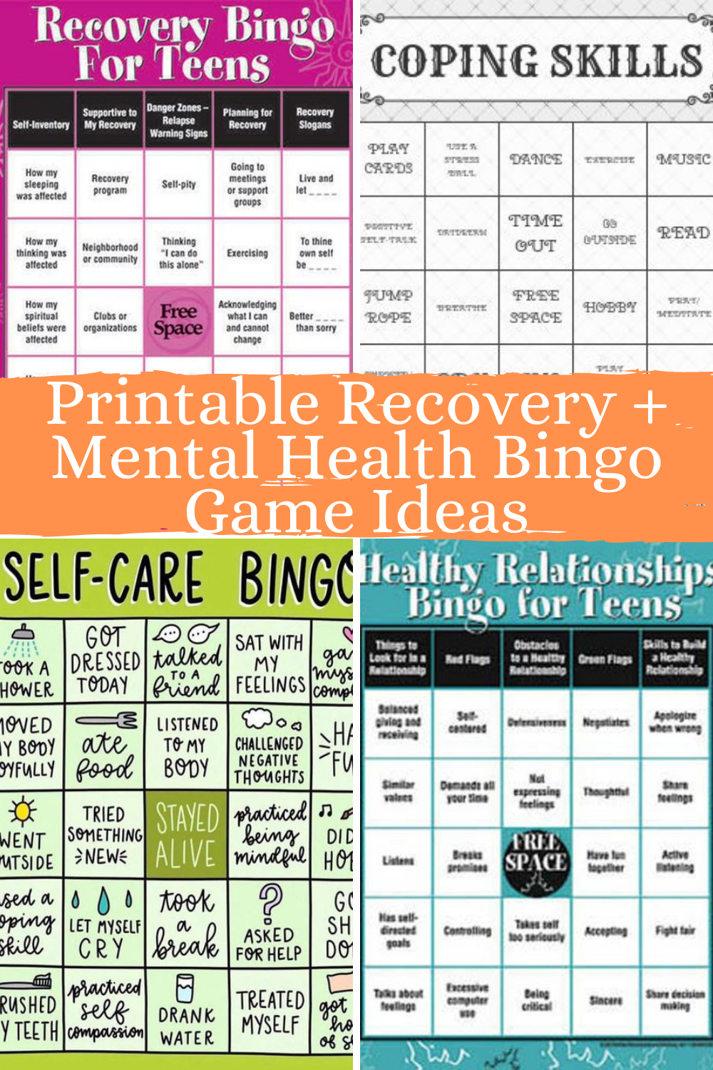 Positive Printable Recovery Games Activities Fun Party Pop Positive Printable Recovery Games Activities Fun Party Pop