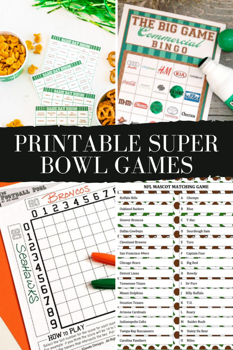 Touchdown Super Bowl Party Betting Games - Fun Party Pop