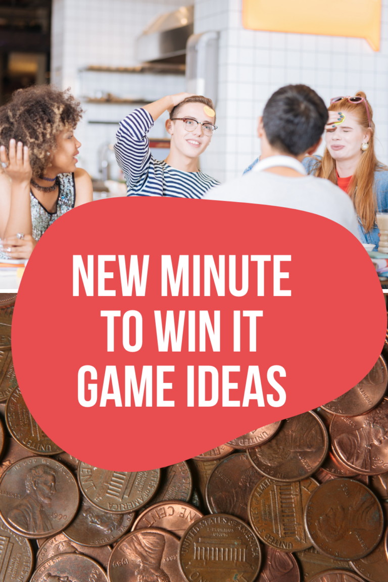 43 Minute to Win It Games With Instructions {NEW for 2022!} - Fun Party Pop
