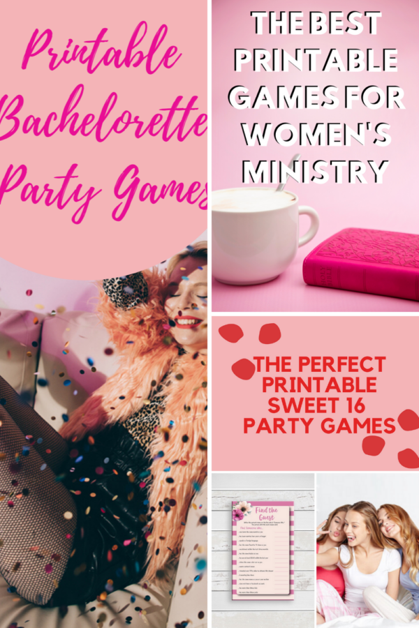 257+ Printable Games - Free Game List Of Ideas - Fun Party Pop