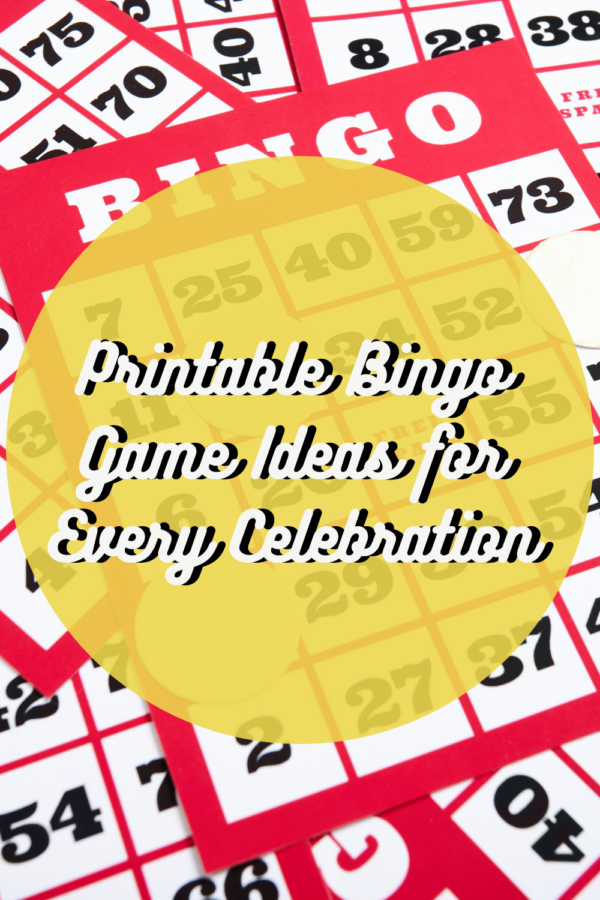 Printable Bingo Game Ideas for Every Celebration - Fun Party Pop