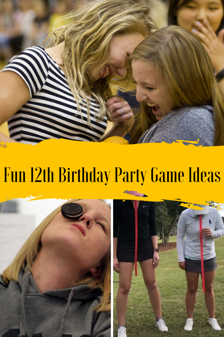 Best 12th Birthday Game Ideas for Pre Teens - Fun Party Pop