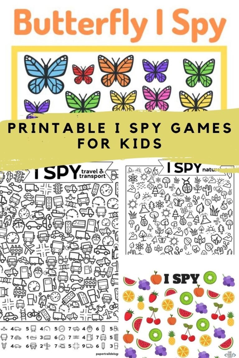 I Spy Game Printable Ideas + FREE Carnival Themed Idea - Fun Party Pop
