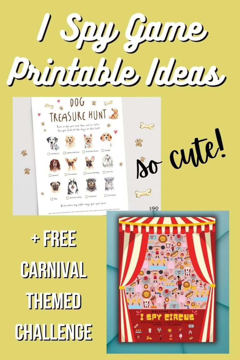 I Spy Game Printable Ideas + FREE Carnival Themed Idea - Fun Party Pop