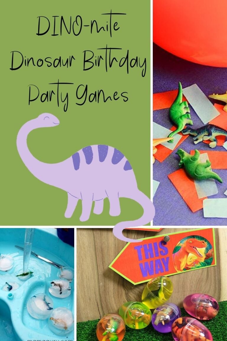 DINO-mite Dinosaur Birthday Party Games - Fun Party Pop