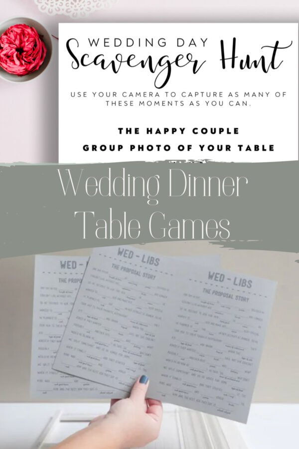 47 Wedding Table Games That Guests Will Love - Fun Party Pop