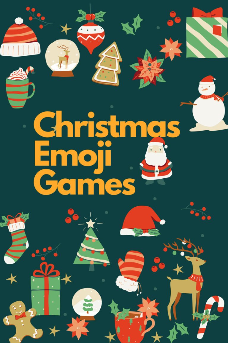 15 Fun Christmas Emoji Games For All Ages - Fun Party Pop