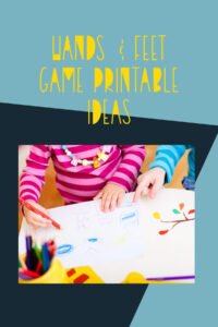 11 Hands and Feet Game Printable Ideas - Fun Party Pop