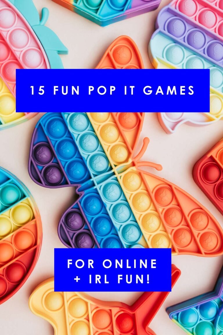 15 Fun Pop It Games - Fun Party Pop