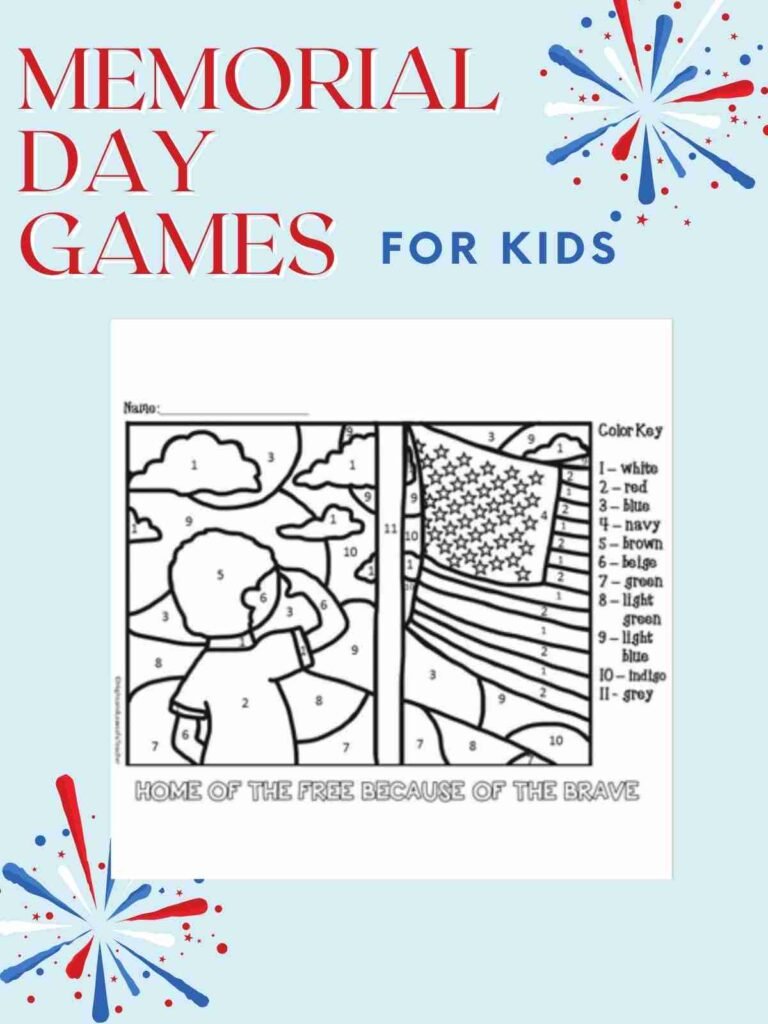 37+ Printable Memorial Day Games - Fun Party Pop