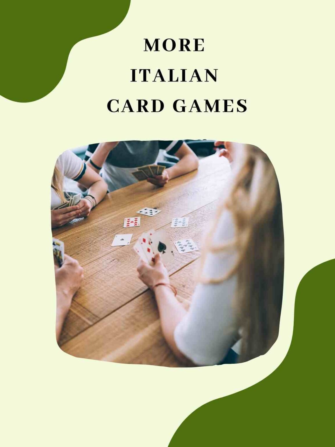 Easy To Play Italian Card Games The Family Will Enjoy - Fun Party Pop