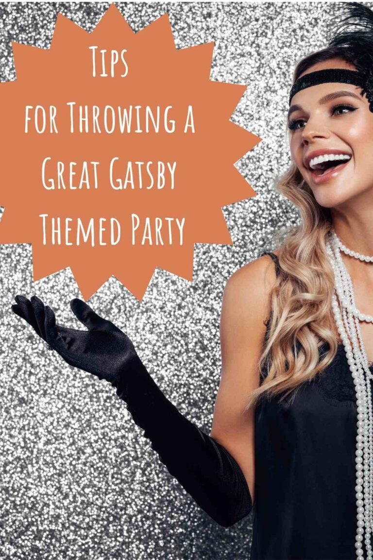 33 Tips For A Glitzy Great Gatsby Themed Party - Fun Party Pop