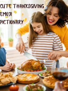 Cutest Thanksgiving Emoji Pictionary with Answers - Fun Party Pop