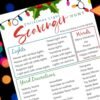 101+ Christmas Light Scavenger Hunt Ideas + Printables - Fun Party Pop