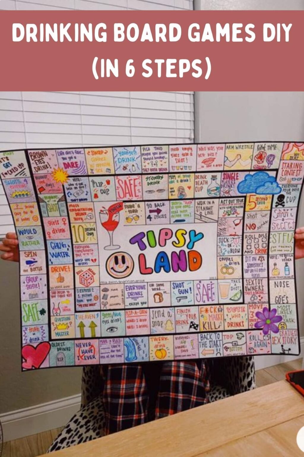 Drinking Board Games DIY (In 6 Steps) - Fun Party Pop