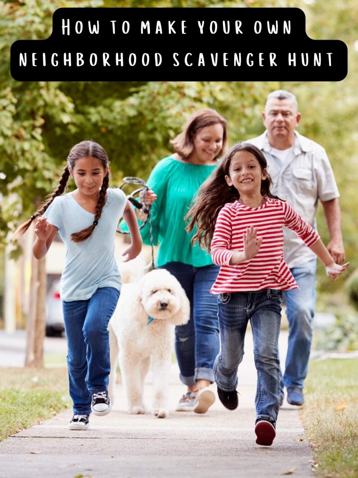 41 Neighborhood Scavenger Hunt Ideas + Printables - Fun Party Pop