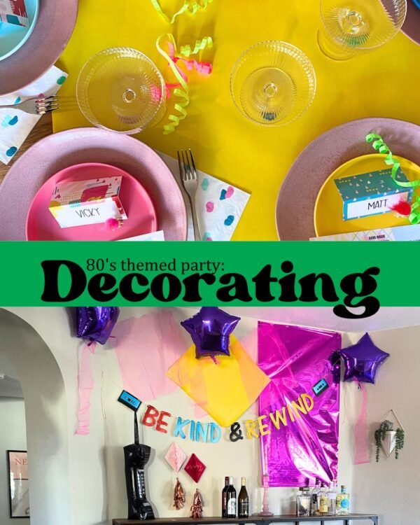 The Best 1980’s Party Theme With Decor, Outfit And Table Ideas - Fun ...