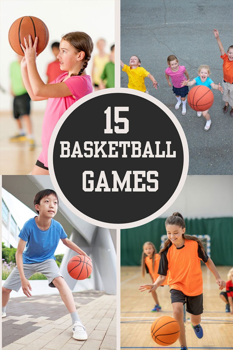 15 Fun Basketball Games For Kids With Printable Scorecards