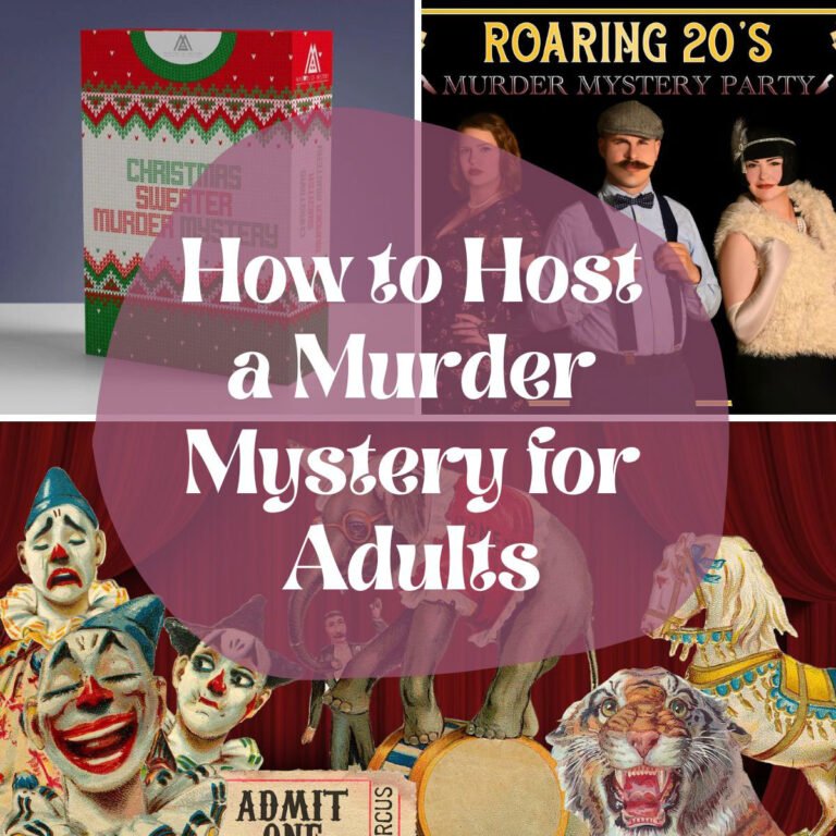 18 Deadly Murder Mystery Games For Adults (How To Host One) - Fun Party Pop